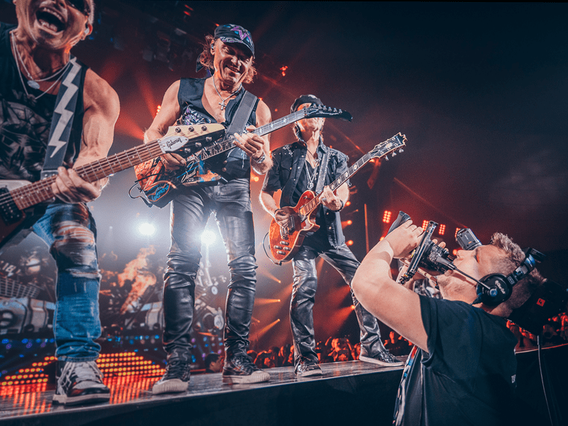 Scorpions Welttournee setzt auf ATEM Constellation 8K Live-Produktionsworkflow